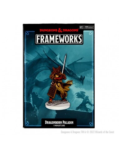 99 kr Dragonborn Paladin - Male - D&D Frameworks - Wizkids
