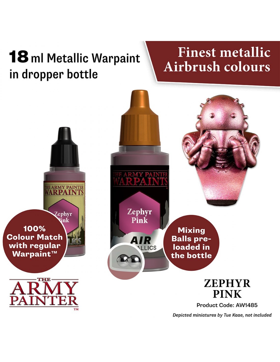 Zephyr Pink - Air - Metallic - Warpaints - The Army Painter