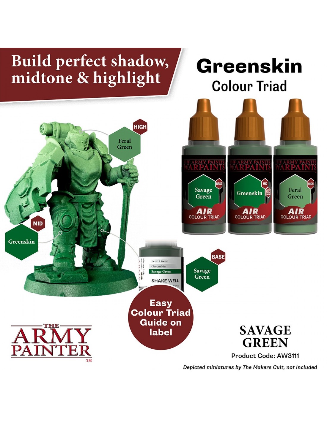 Savage Green - Air - Warpaints - The Army Painter