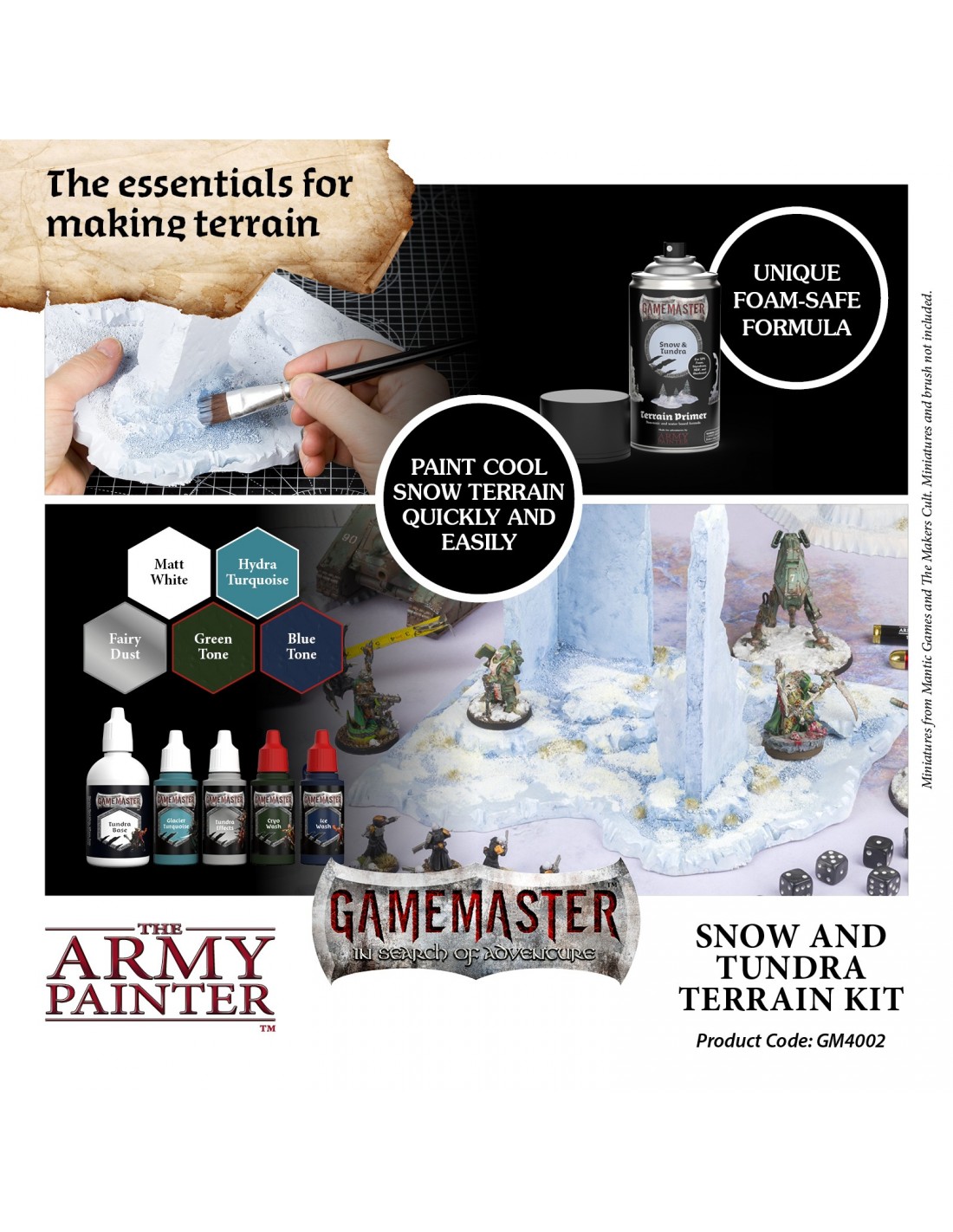 Snow & Tundra Terrain Kit - Gamemaster - The Army Painter